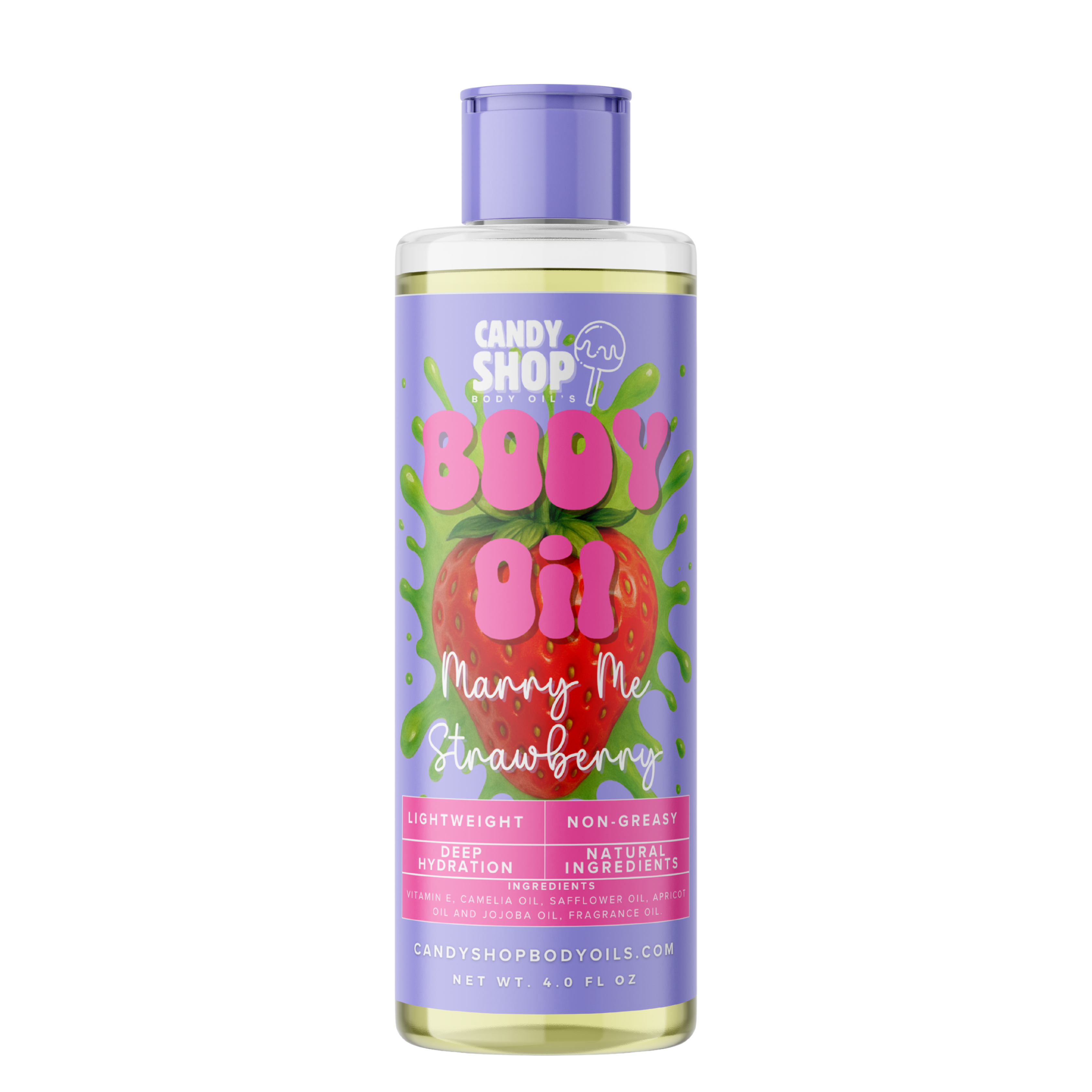 Marry Me Strawberry Body Oil – Candy Shop Body Oils