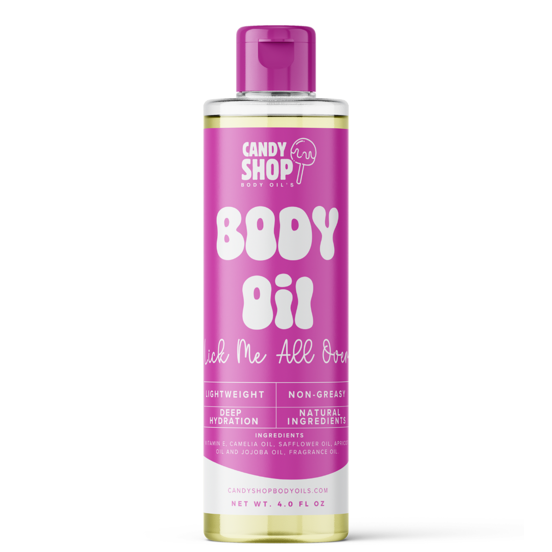 Lick Me All Over - Body Oil – Candy Shop Body Oils